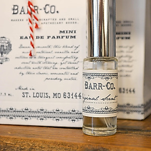 Barr-Co. Original Scent Mini Perfume Spray, Creamy Vanilla Scent with Oat & Vetiver, Concentrated Perfume Oil for Women, Travel Size, 0.25 fl oz