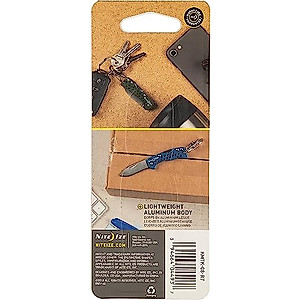 Nite Ize DoohicKey Keychain Knife, Folding Pocket Knife for Keychain, Green