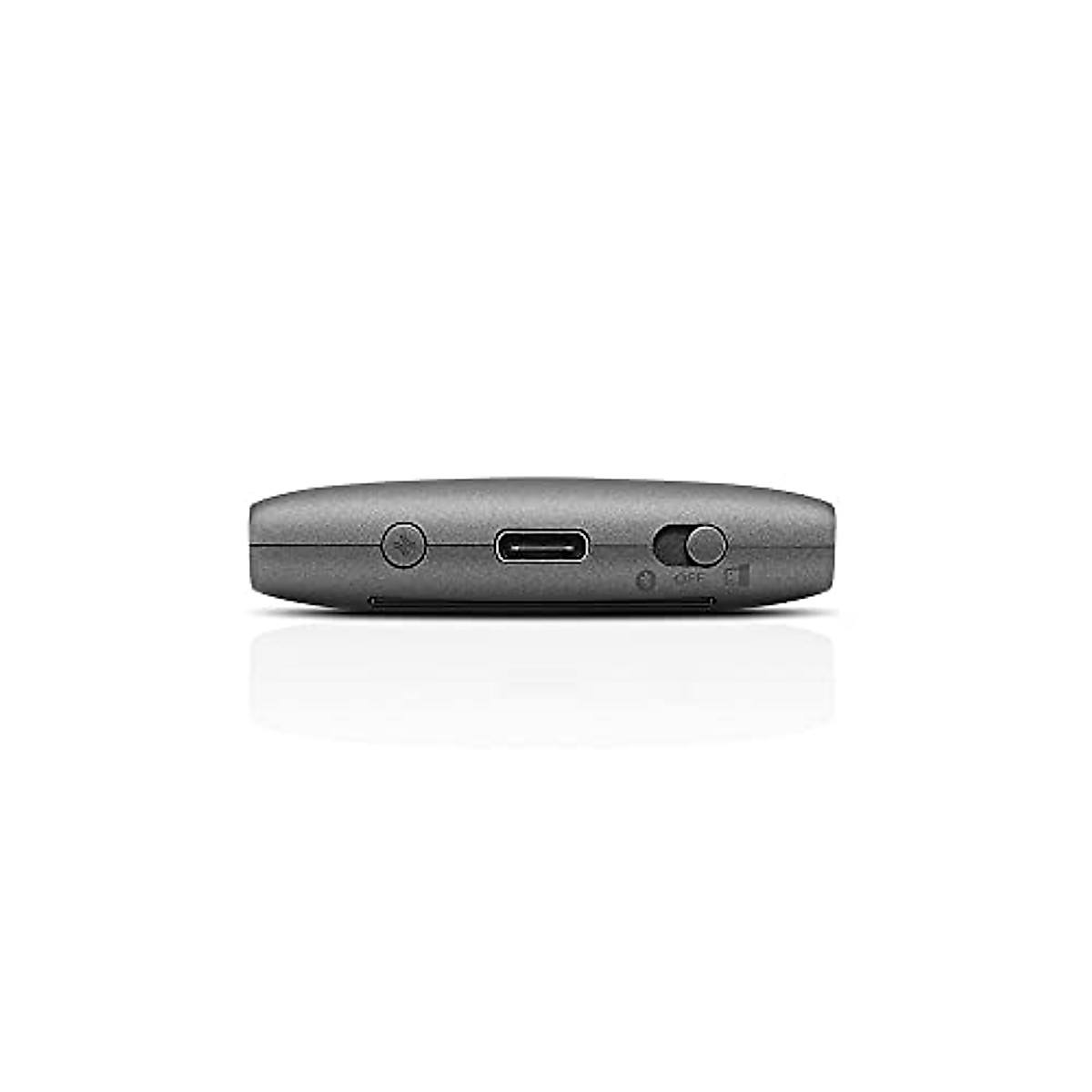 Lenovo Yoga Mouse with Laser Presenter, 2.4GHz Wireless Nano Receiver & Bluetooth 5.0, Award-Winning Ergonomic V-Shape, Adjustable 1600 DPI, Optical Mouse, GY50U59626, Iron Grey, gray