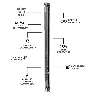 Case-Mate - TOUGH - Clear Case for Samsung Galaxy S20 Ultra - 5G Compatible - Protective Design - 6.9 inch - Clear