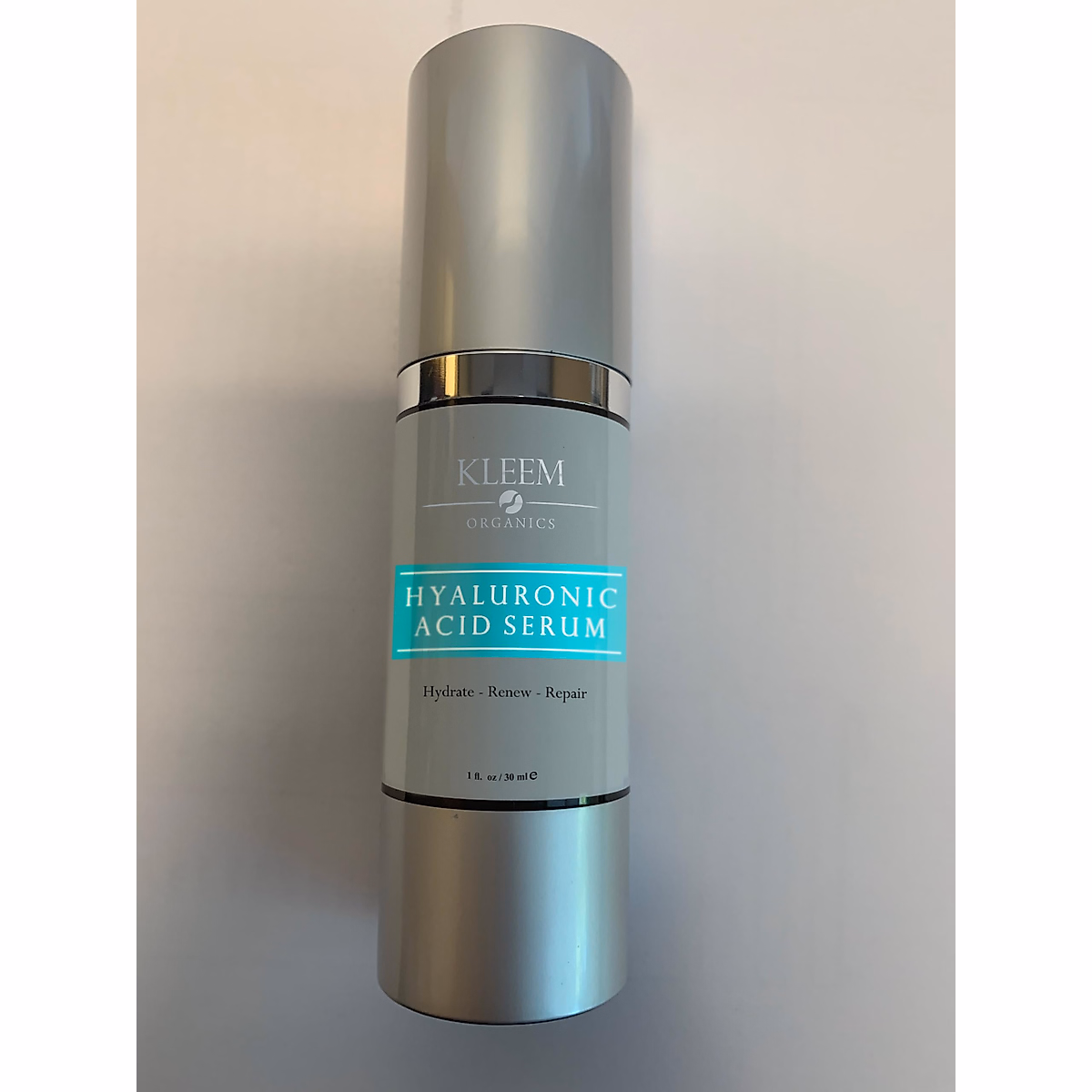 Pure Hyaluronic Acid Serum for Face with Vitamin C, Vitamin E and Green Tea, Plant-Powered Anti-Aging Hydrating Serum, Best for Firming, Repairing, Moisturizing, Plumping Fine Lines, 1 fl oz