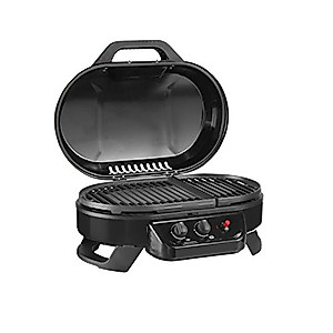 Coleman RoadTrip 225 Portable Tabletop Propane Grill, Gas Grill with 2 Adjustable Burners, Instastart Ignition, and 11,000 BTUs of Power; 225 Sq. In. Cooking Area