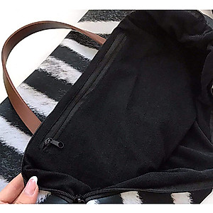 FKELYI Green Palm Leaves Design Womens Top-Handle Bag with Cluth Long Wallets Money Bag Set of 2 Packs