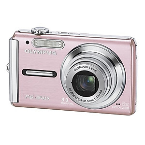 Olympus FE-340 8MP Digital Camera with 5x Optical Zoom (Pink)