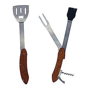 Lion Premium Grills 40-Inch Liquid Propane Grill L90000 with Single Side Burner, Eco Friendly Refrigerator, Door and Drawer Combo with 5 in 1 BBQ Tool Set Best of Backyard Gourmet Package Deal