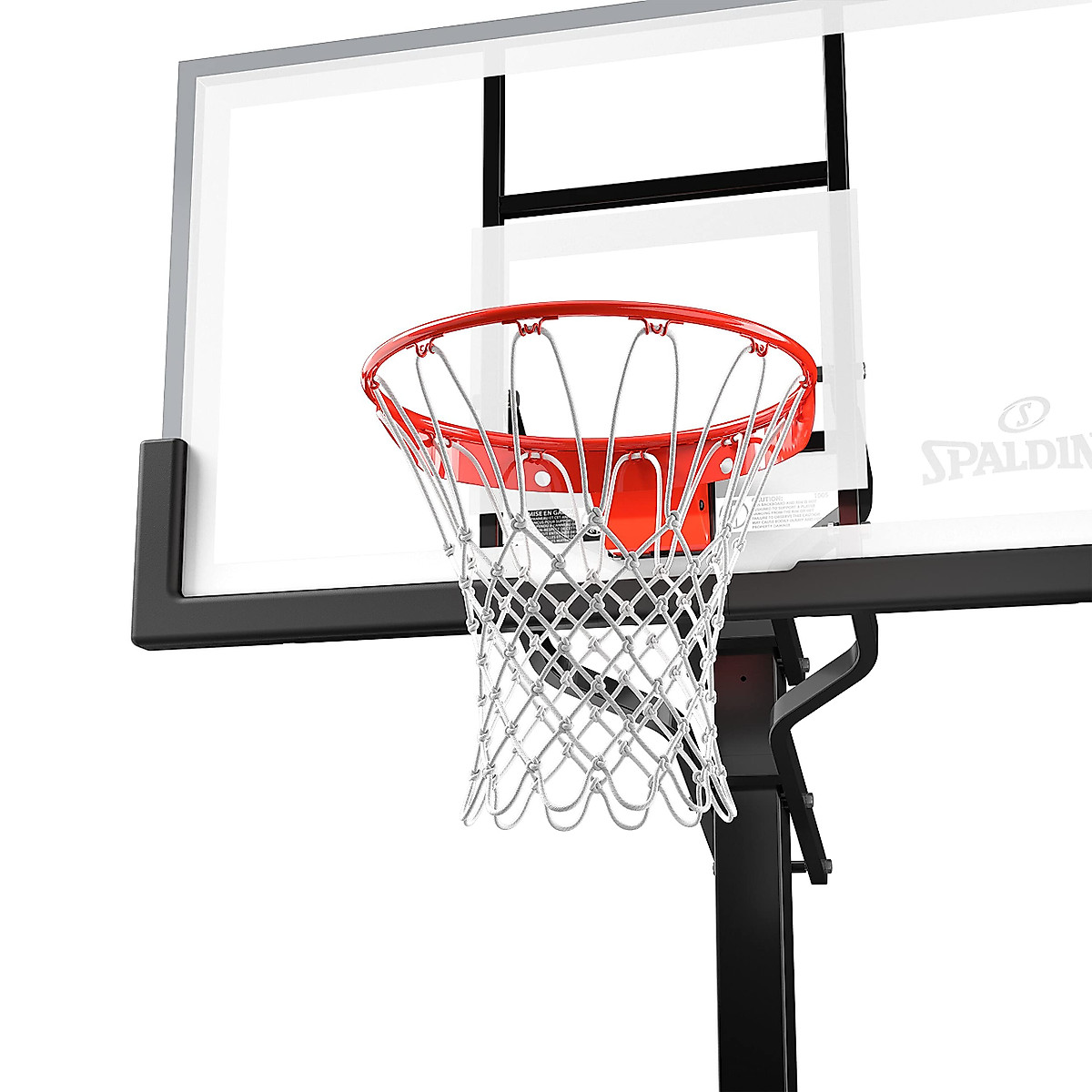 The Ultimate Hybrid, 54" Glass, Alum Trim, 3 Piece 4" Pole, Screw Jack Lift, Arena Slam Rim, Board Pad- Hybrid