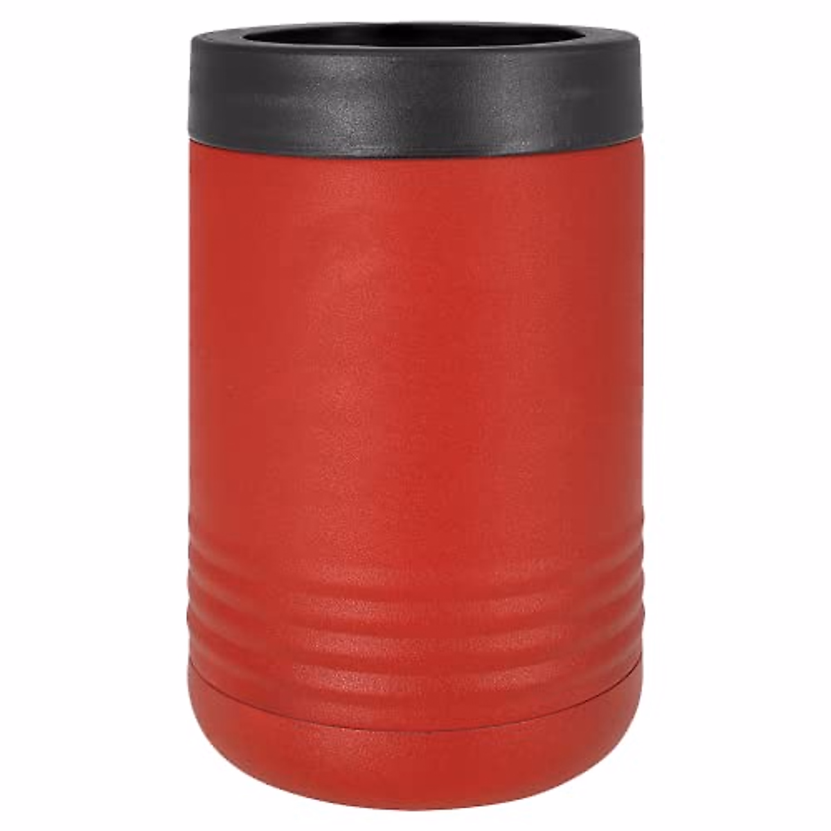 Polar Camel 4-in-1 Stainless Steel Red 12 Ounce Can Cooler - Double Wall, Vacuum Insulated Can or Bottle Cooler - Powder Coated - Multiple Colors Available