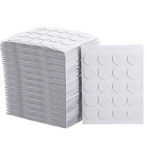 500 Pieces Candle Wick Stickers Wax Stickers Candle Wick Glue Heatproof Glue Adhere Steady in Hot Wax Double-Sided Stickers for Candle Making