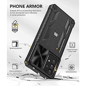 SOiOS for Samsung Galaxy A53 5G Case: Military Grade Drop Proof Protection Cover with Kickstand | Matte Textured Rugged Shockproof TPU | Protective Cell Phone Case for Galaxy A53 5G Phone