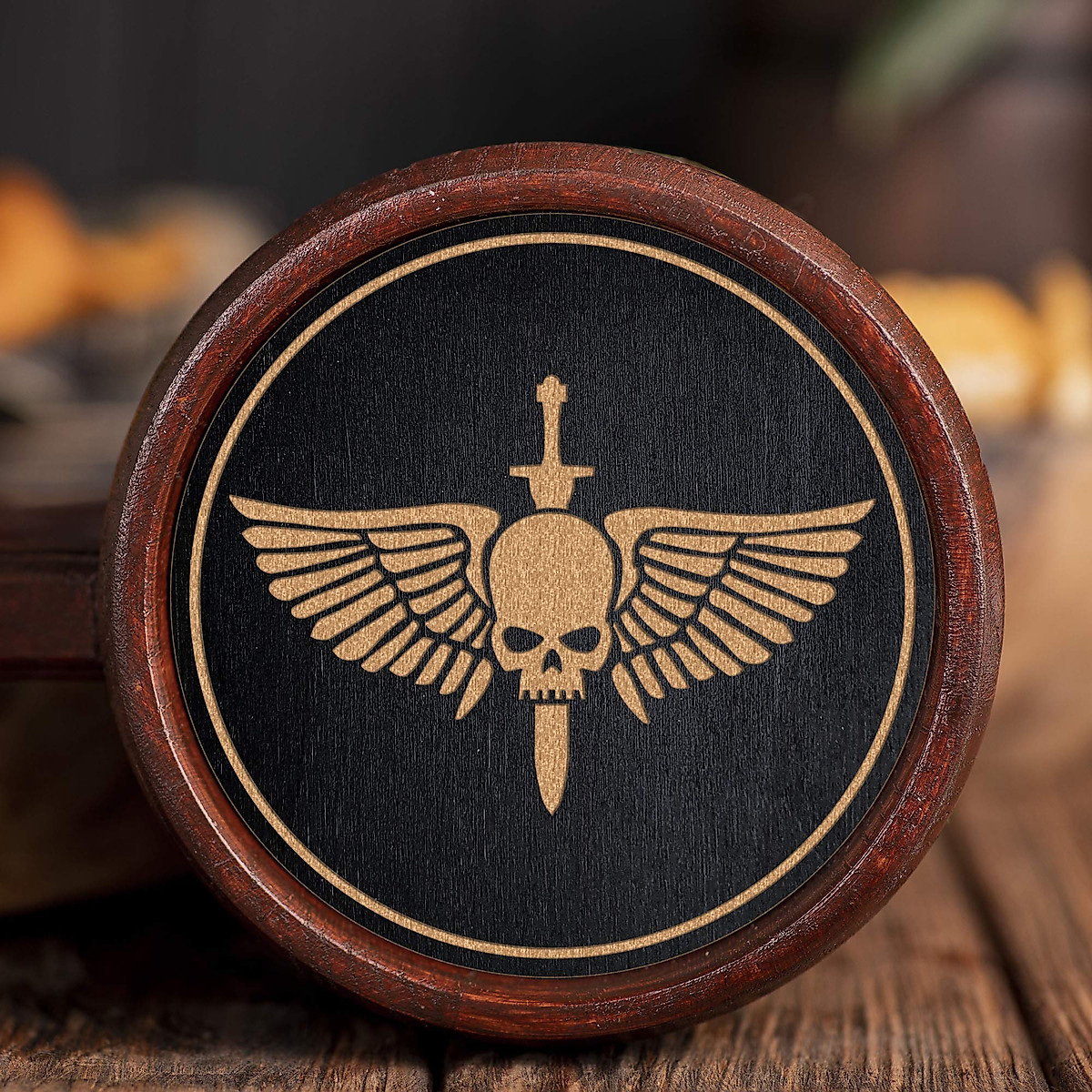 Adeptus Astartes Beer Stein, Personalized 40K Wooden Beer Mug, Custom Beer Stein, Gamer Gift, Gamer Tankard, Gift for Men, Gift for Him