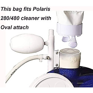 Pool Spa Part Nylon Mesh Pool Cleaner All Purpose Bag Fits Polaris 280, 480 Pool Cleaner Zippered All Purpose K13 K16(2 Pack)
