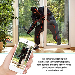SpyShop WiFi Camera Module Wireless Hidden Camera WiFi Mini Cam HD 1080P DIY Tiny Cams Small Nanny Cameras Home Security Live Streaming Through Android/iOS App Motion Detection Alerts