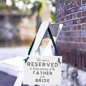 Script Wedding Memorial Sign for Mother/Father or Grandparents of the Bride/Groom (Father of the Bride)