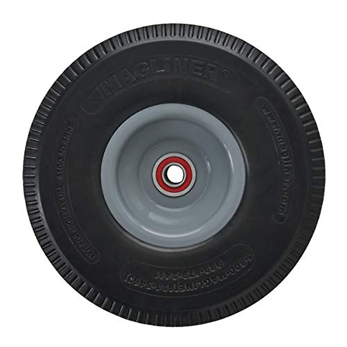 Magliner HMK15AG2C Aluminum Hand Truck, Vertical Loop Handle, 18" x 9" Aluminum Extruded Nose Plate, 500 lb Capacity