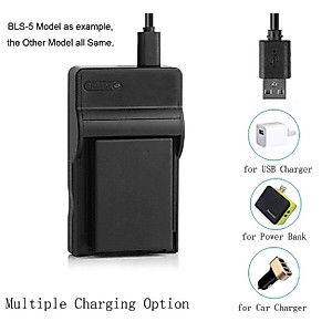 Battery Charger for Nikon EN-EL19 and Coolpix W100, W150, A100, A300, S32, S33, S100, S5200, S5300, S6400, S6500, S6600, S6700, S6800, S6900, S7000 Digital Camera