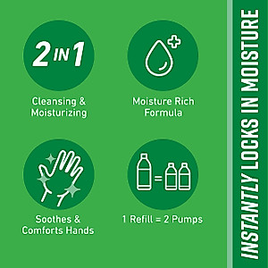 O'Keeffe's Working Hands Moisturizing Hand Soap, 25 Ounce Bottle Refill, Unscented (Pack of 2)