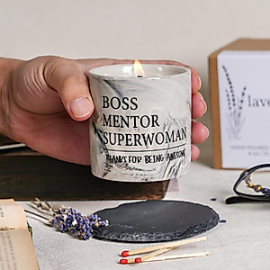 Boss Gifts for Women, Boss Candle Boss Lady Gifts Boss Gifts Boss Appreciation Gifts for Women Boss Lady Office Decor Boss Day Christmas Birthday Gifts Gift for Boss Mentor Manager Superwoman 6oz