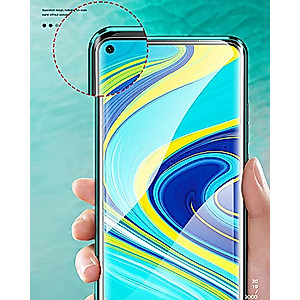 EabHulie Redmi Note 9 Case, 360° Full Body Transparent Tempered Glass with Magnetic Adsorption Metal Bumper Case Cover for Xiaomi Redmi Note 9 Silver