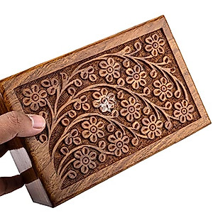 STAR INDIA CRAFT Handmade Tree of Life Urns for Human Ashes, Adult Large Cremation Urns, Funeral Urns Engraved, Burial Urns - 185 lbs