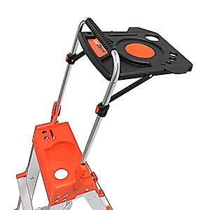 Little Giant Ladders, Select Step, 6-10 Foot, Stepladder, Aluminum, Type 1A, 300 Lbs weight rating (15109-001)