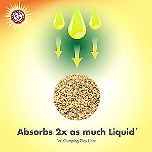 Arm & Hammer Naturals Clumping Litter, Double Duty Litter w/ Corn Fibers, 9lb