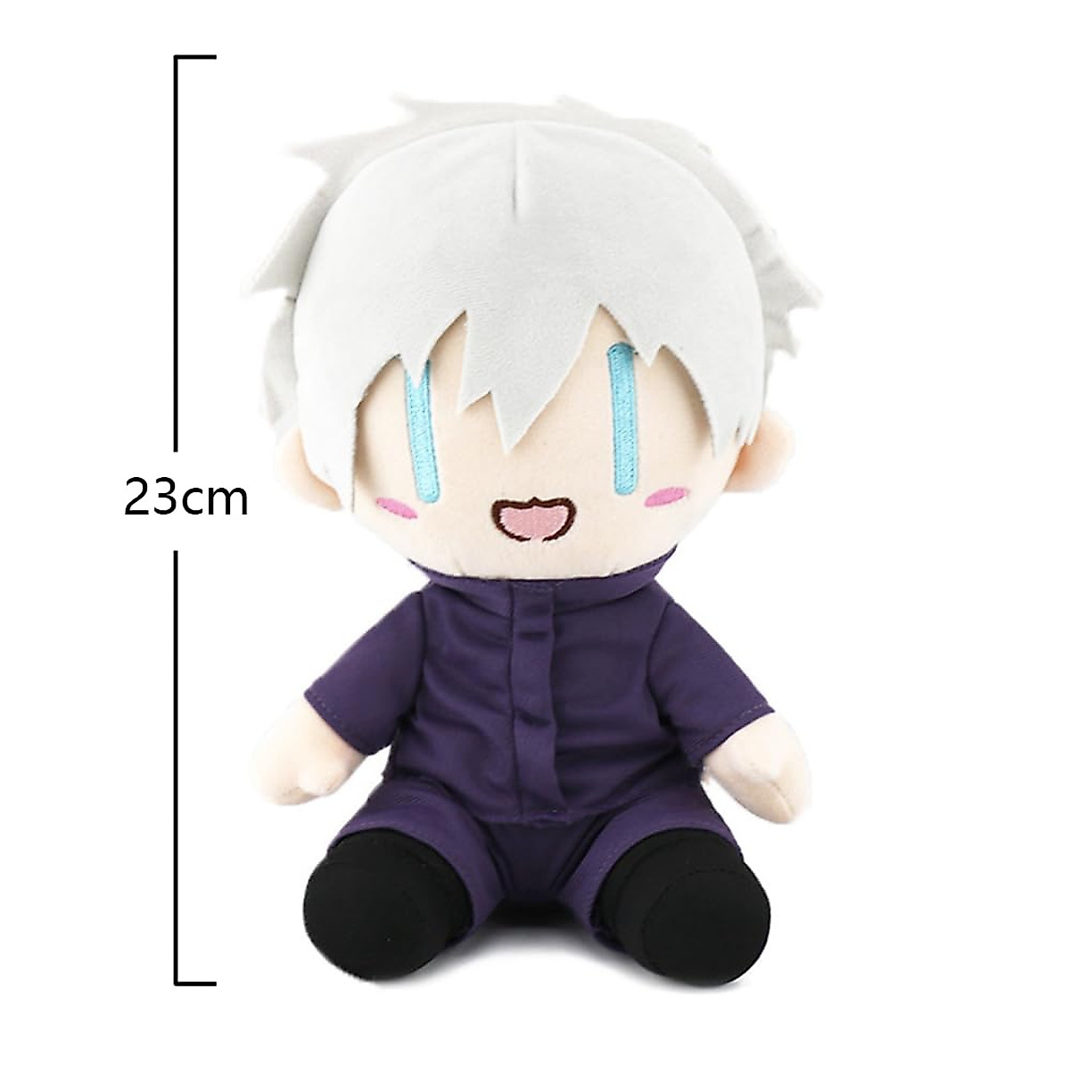 QAHEART 2pcs Itadori Yuji and Fushiguro Megumi Soft Figure Pillow, 9.05'' Anime Soft Figure Hug Pillow Cushions Sofa Home Decoration Collectible for Fans