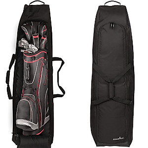 Athletico Padded Golf Travel Bag - Golf Travel Bags for Airlines Protects Golf Clubs