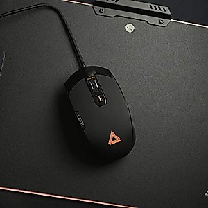 Lexip Pu94 Gaming Mouse-3D Wired and RGB Gamer Mouse-Special 3D Environments and Design Software-2 Joysticks, 6 Buttons and 12 Programmable Directions - Ultimate Glide with 6 Ceramic Feet