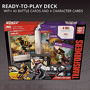 Transformers TCG: Bumblebee Vs. Megatron 2-Player Starter Set | 1 Ready-to-Play Deck | 44 Cards Incl. Bumblebee