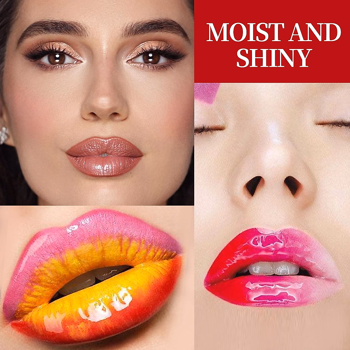 PARAMISS Lip Gloss Base 10 Ounce (350 ML) Clear Lip Gloss Non-Stick Moisturizing Versagel lip gloss base DIY Handmade Lip Gloss Lip Balms Lip Plumper Making Organic Lip Gloss Supplies (A)