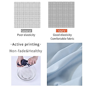 AJIGEN Duvet Cover King Size Dark Blue Old English Sheepdog Super Microfiber King Size Bedding Sets with Zipper - 2 Pillowcases 20"x 36" - Ultra Soft Easy Care and Breathable King Duvet Covers