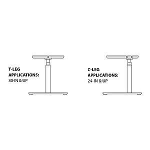 Uprite Ergo Under Desk Long Fit Pen & Pencil Drawer & Slim Organizer for Height Adjustable Desks (Black, 33 x 9.5)