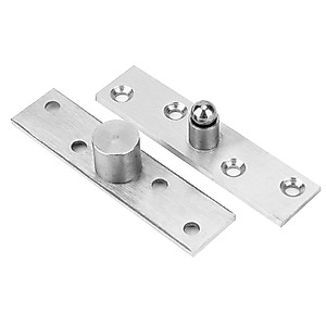 2PCS Rotatable Door Pivot Hinges 360 Degree Stainless Steel Concealing Hinges Door Pivot Hinges Up Down Shaft Hinges Set for Windows Fence Sheds Kitchen Gate(2pcs)