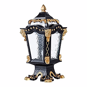 WHYSFX Creative Pillar lamp Outdoor Garden Light Waterproof Home Villa Fence Residential Balcony Sconce Lawn lamp