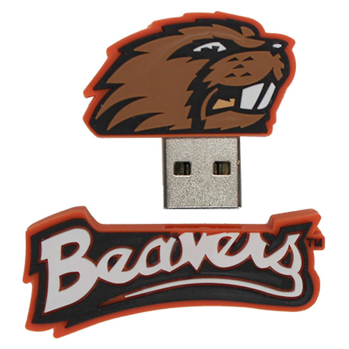 Oregon State Beaver Logo Shape USB 3.0 True Flash 16GB