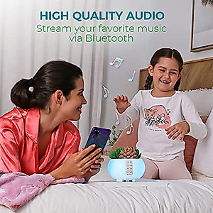【3 in 1】White Noise Sound Machine for Sleep Adults Kids Baby – White Noise Machine for office privacy & noise canceling - Pink and Brown Noise, Lullaby’s and Nature Sleep Sounds for Deep Restful Sleep