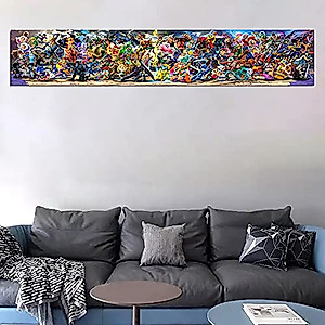 HNTHBZ Fashion Canvas Oli Painting Newest Super Smash Bros Ultimate Update Video Game Poster Cartoon Pictures Artwork Wall Art For Home Decor Paintings
