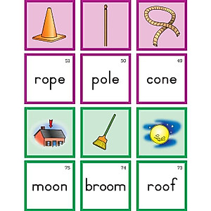 Really Good Stuff Tap and Blend Long Vowel Cards - 168 Cards