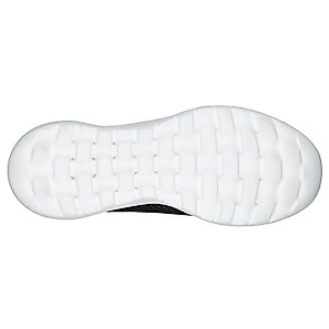 Skechers Women's Go Walk Joy Sneaker, Black/White, 8