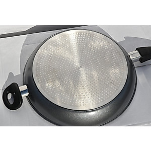 Germany Stoneline Xtreme Series Large 12.8 inch (32cm) Fry Pan with Lid, Non-stick, Non-Toxic Stone Coating Cookware - Top of the line model, better taste food, induction ready