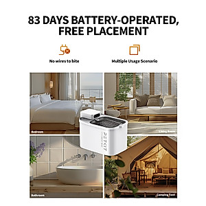 PETKIT EVERSWEET MAX Cordless Cat Water Fountain, 105 fl oz/3L Pet Water Fountain for Cats Dogs Inside, Automatic Cat Water Dispenser with Replacement Filter, App Control