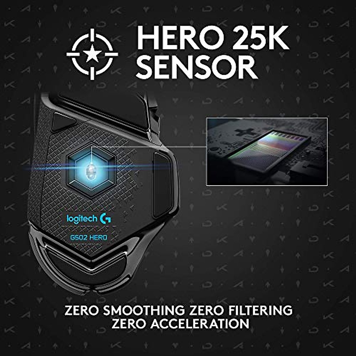 Logitech G502 Hero K/DA High Performance Gaming Mouse - Hero 25K Sensor, 16.8 Million Color LIGHTSYNC RGB, 11 Programmable Buttons, On-Board Memory - Official League of Legends KDA Gaming Gear