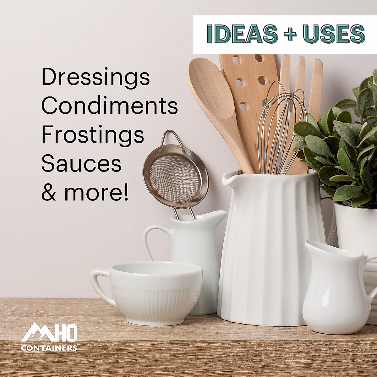 MHO Containers | 4 fl oz LDPE Plastic Boston Round Applicator Bottles with 24m Yorker Red-Tip Caps, Made in the USA - Pack of 6