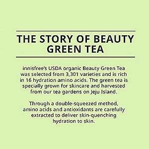 innisfree Green Tea Moisture Balancing Emulsion Hydrating Face Moisturizer, 160 mL/ 5.41 Fl oz