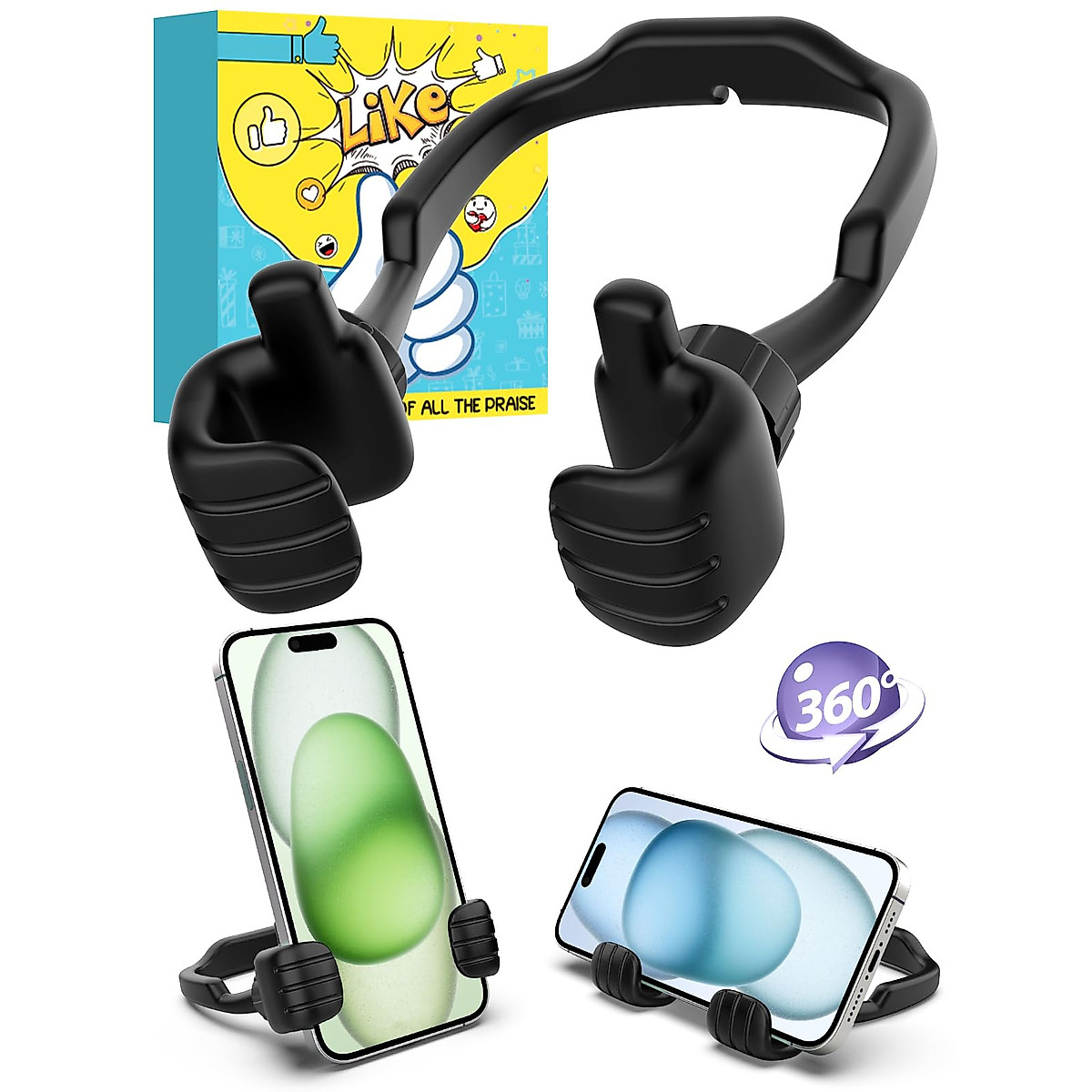 Graduation Gifts for Her Him 2024 College High School Masters Degree Thumbs up Lazy Phone Stand Holder Funny Gadgets Teens Boys Girls Kids Dad Father Mother Husband Wife Adults Men Who Have Everything