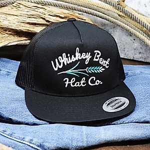 WHISKEY BENT HAT CO. Troubador Adjustable Hat (Black)
