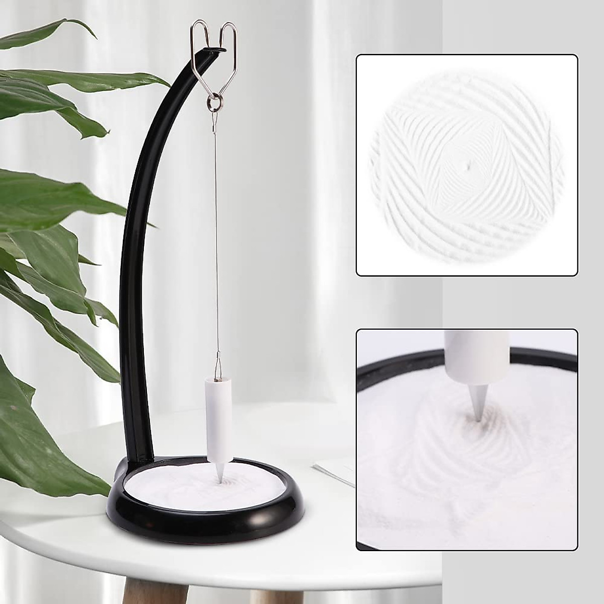 NSVJVY Gravity Creative Sand Pendulum Home Decoration for Kids Desk Toys(Contains Natural Sand Independent Packing)