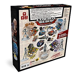 Japanime Games Cowboy Bebop: Space Serenade | from The Creator of Harmonies | Cooperate to Take Down Vicious | 1-4 Players | Ages 14+ | 30-90 Min Play Time