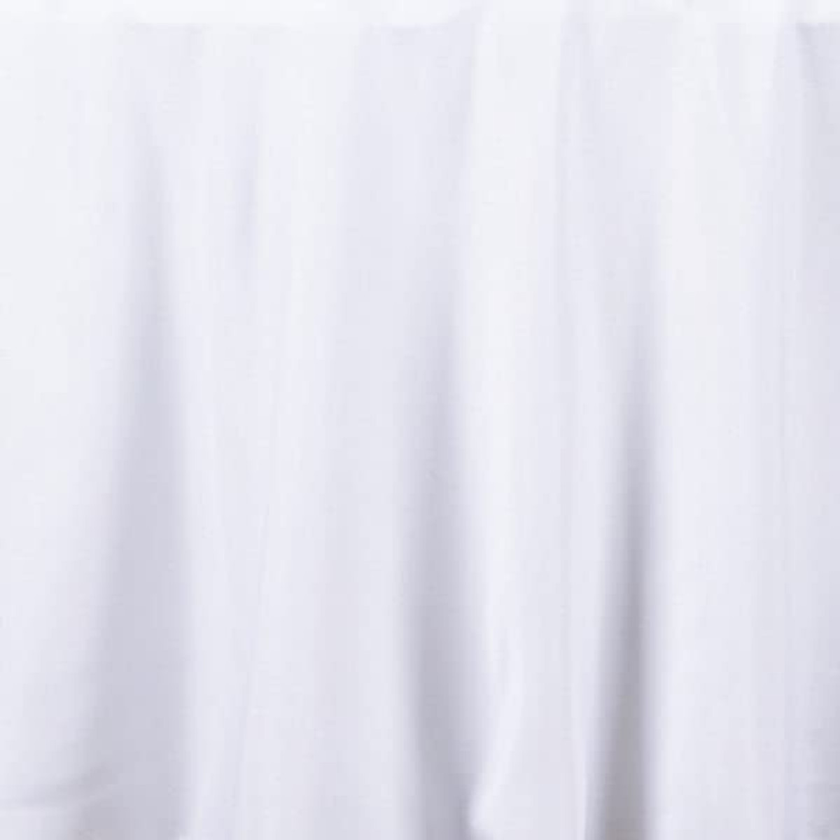 ZOTOYI Tableclothsfactory White 108" Round Polyester Tablecloth