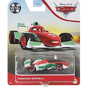 Disney Cars Toys Francesco Bernoulli, Miniature, Collectible Racecar Automobile Toys Based on Cars Movies, for Kids Age 3 and Older, Multicolor